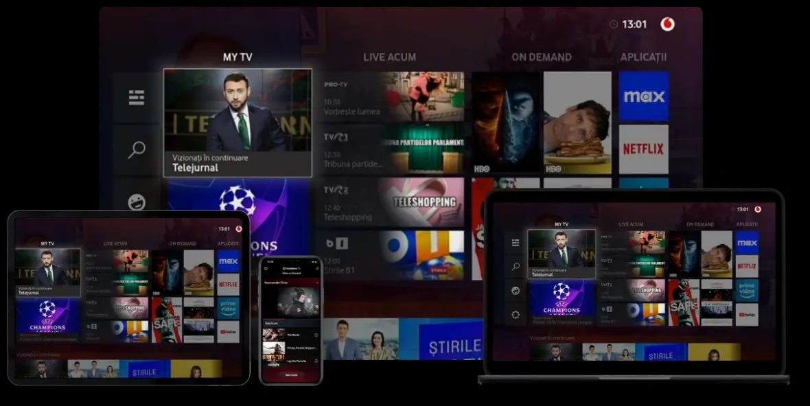 Vodafone Televiziune | TV+ Abonamente și beneficii